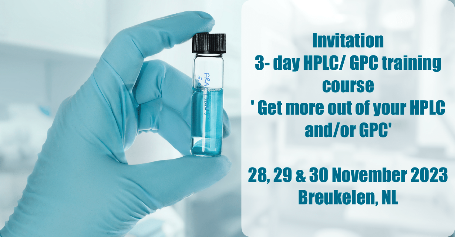 Hplc Gpc Training Course Get More Out Of Your Hplc And Or Gpc